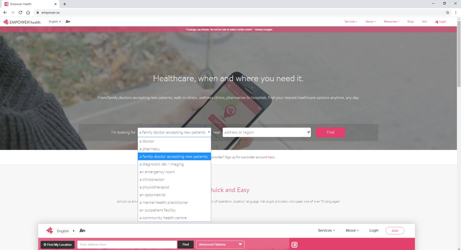 Helping Unattached Patients Find Family Doctors Accepting New Patients